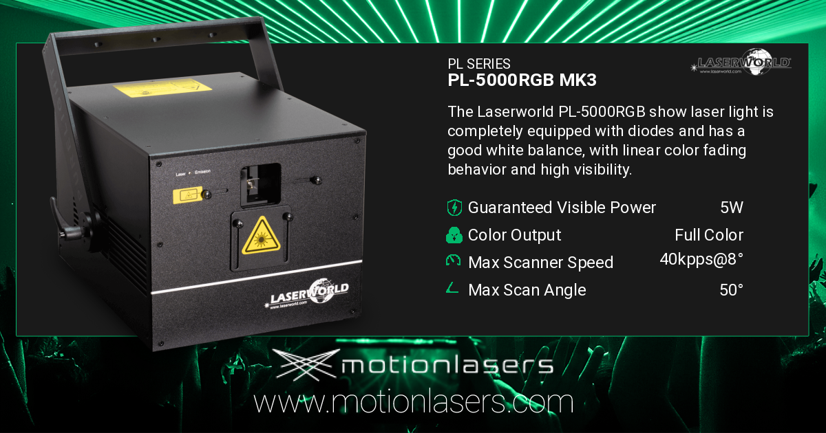MotionLasers PL-5000RGB MK3