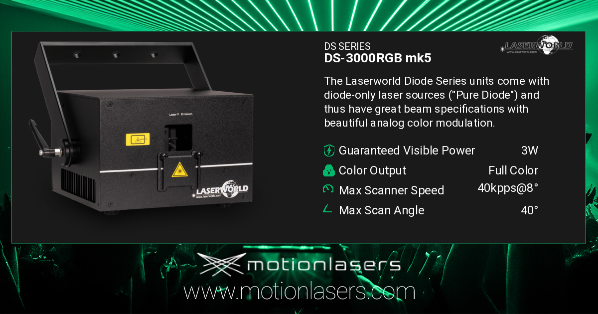 MotionLasers DS-3000RGB mk5