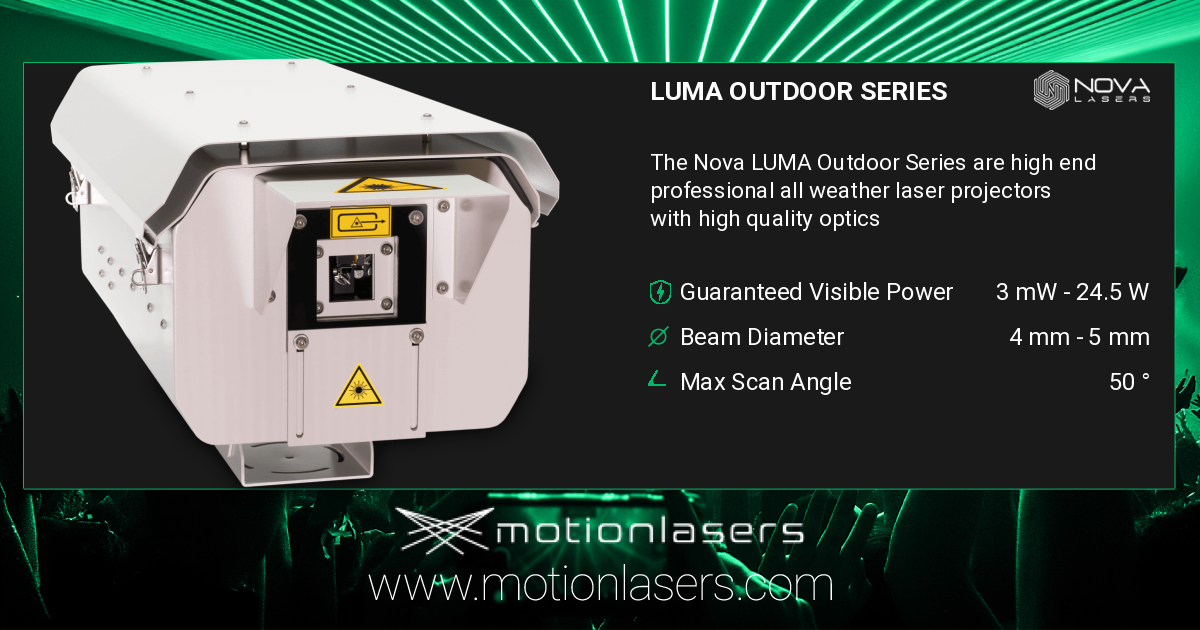 MotionLasers LUMA OUTDOOR SERIES